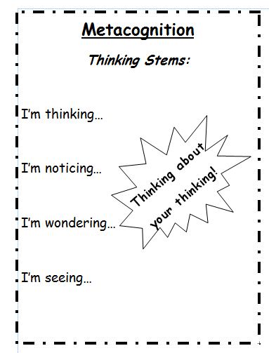 Jennifers Teaching Tools Metacognition