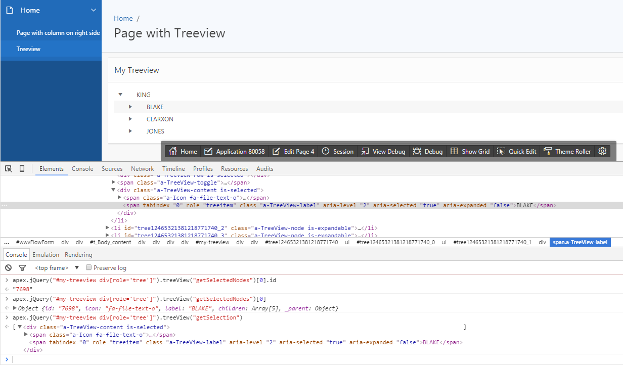 ORA-00001: Unique constraint violated: Working with the Apex 5 treeview