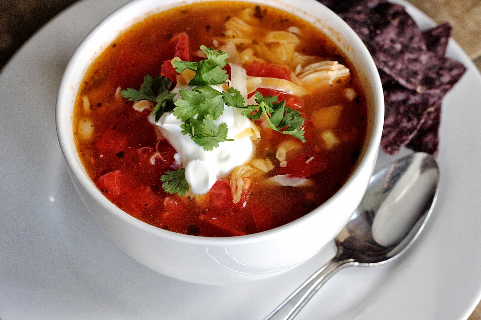 The Cook Next Door: Chicken Mango Salsa Soup