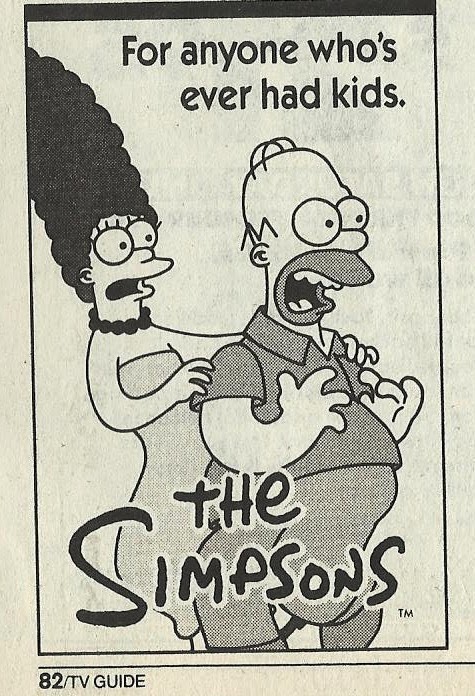 The TV Guide Historian: Simpsons Ads