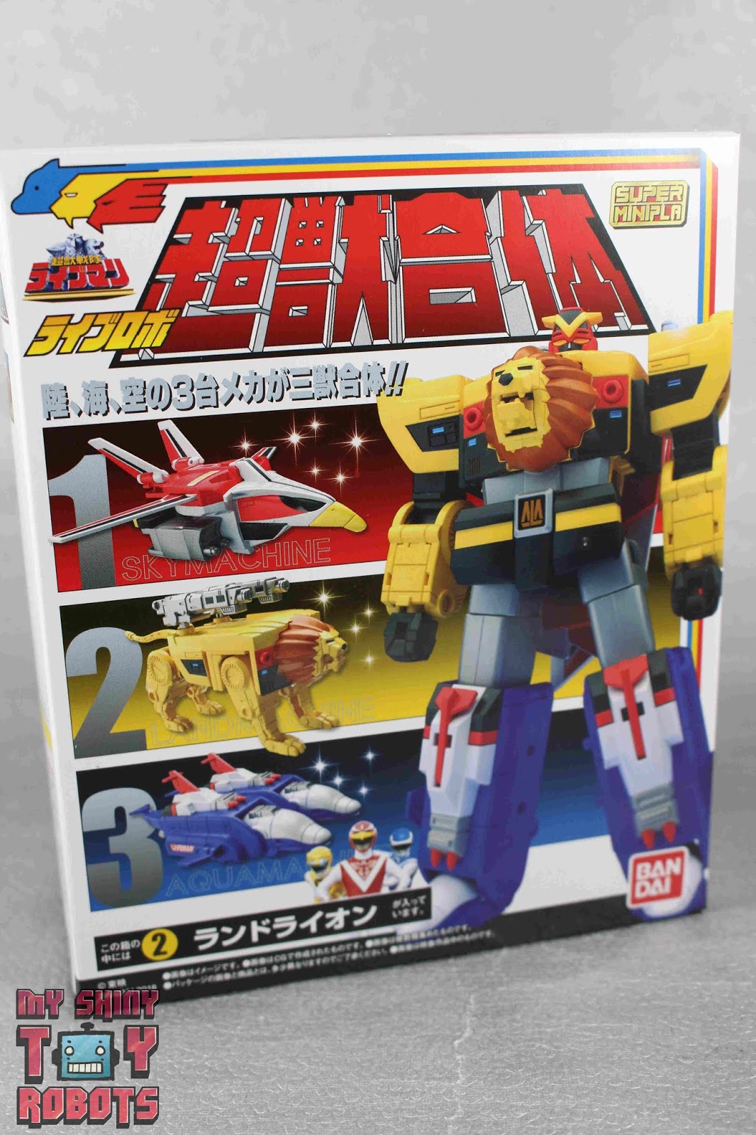 My Shiny Toy Robots: Toybox REVIEW: Super Mini-Pla Live Robo