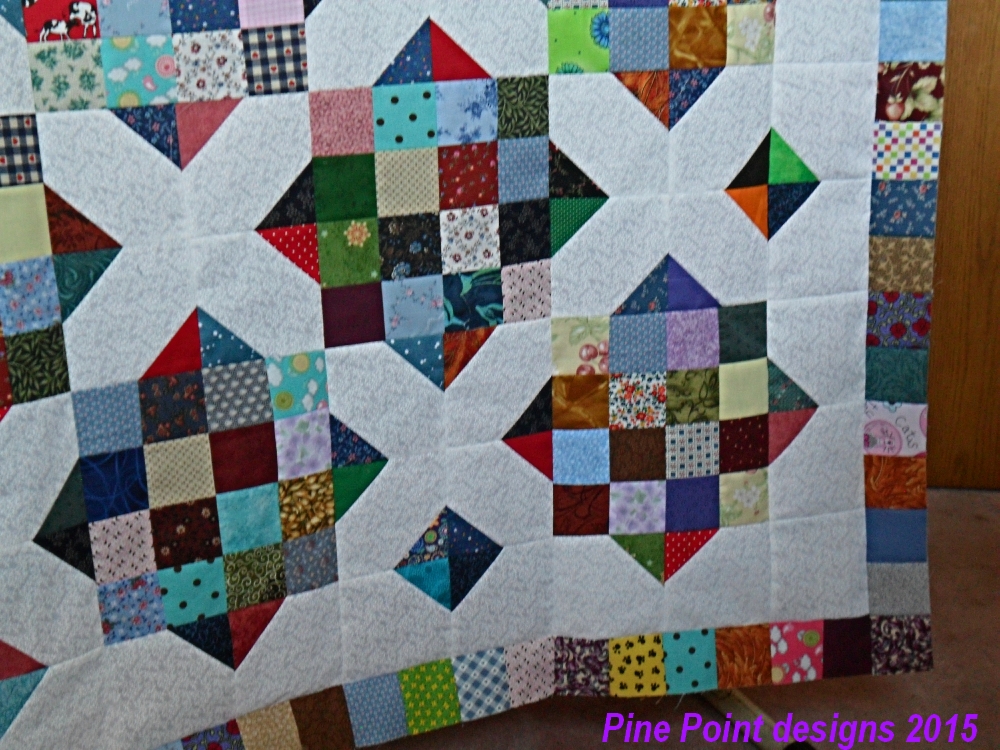 Pine Point designs: Scrappy Star Block
