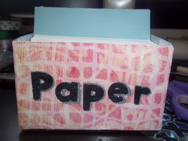 The Retro-Modern Mom: Recycled Scrap Paper Box