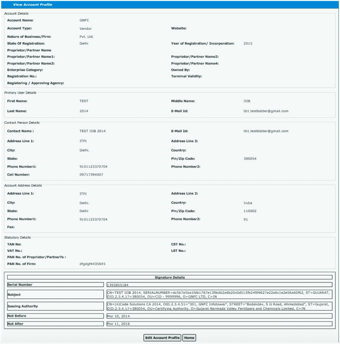 Contractor's Logged in Home Page (Part 1) on IREPS - eTenders Info