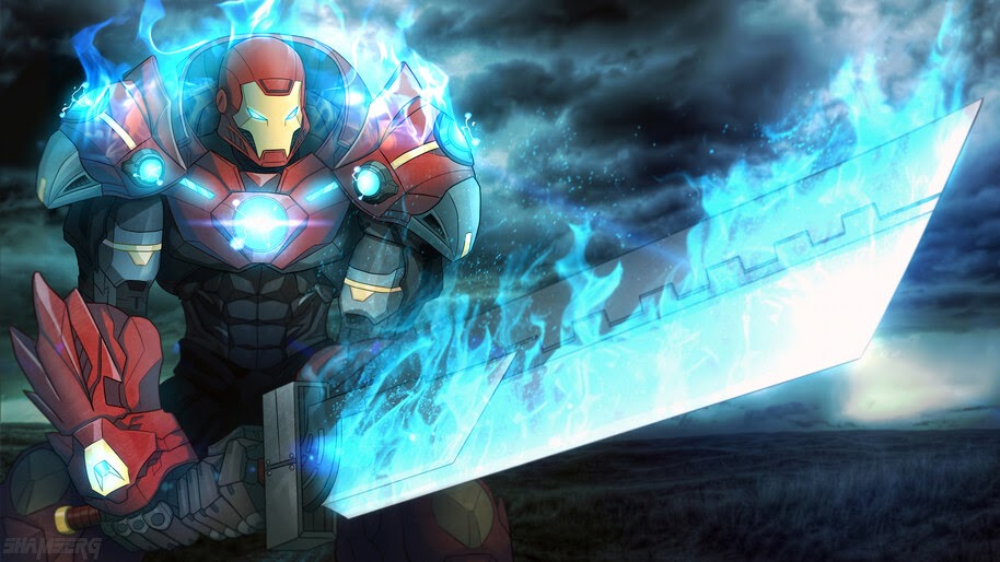 Iron Man, Armor, Sword, 4K, #4.227 Wallpaper