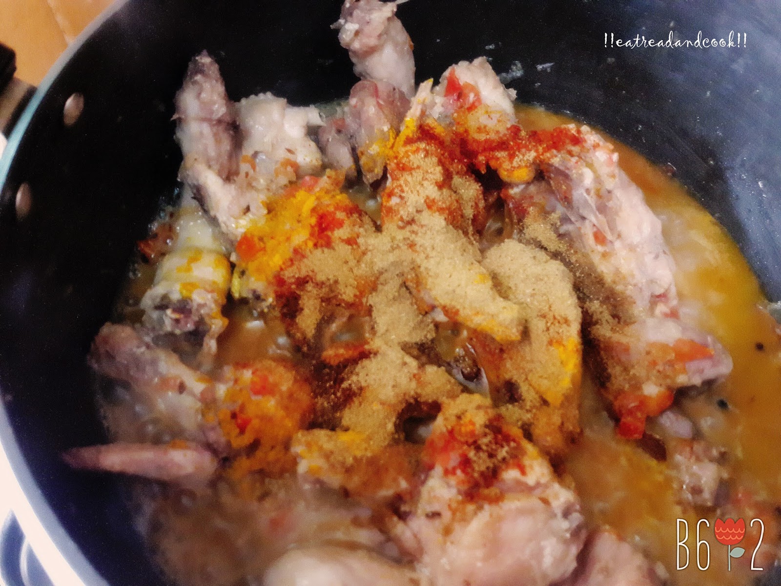 Palak Chicken / Saag Chicken / Palong Saak die Murgi