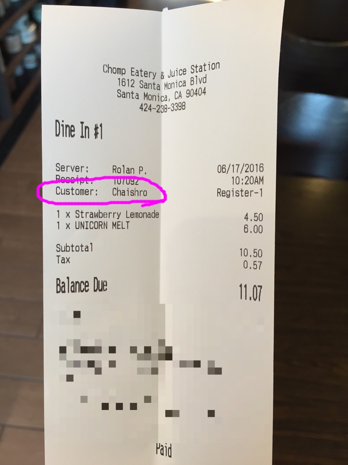 Chomp Eatery & Juice Station / チョンプ イータリー＆ジュース ステーション ~ I'm Made of ...