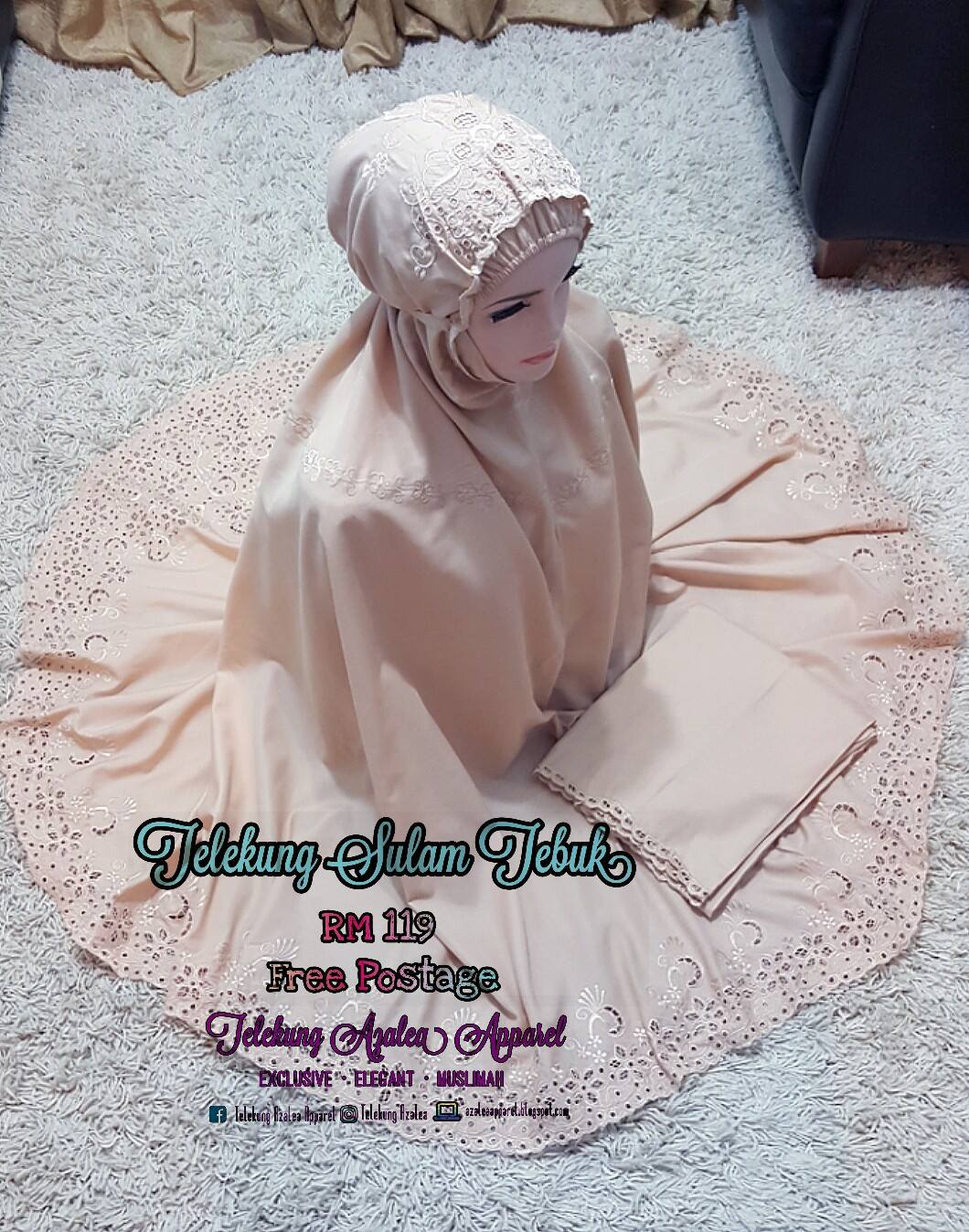 Telekung Solat Berkualiti, Murah dan Elegen: January 2017