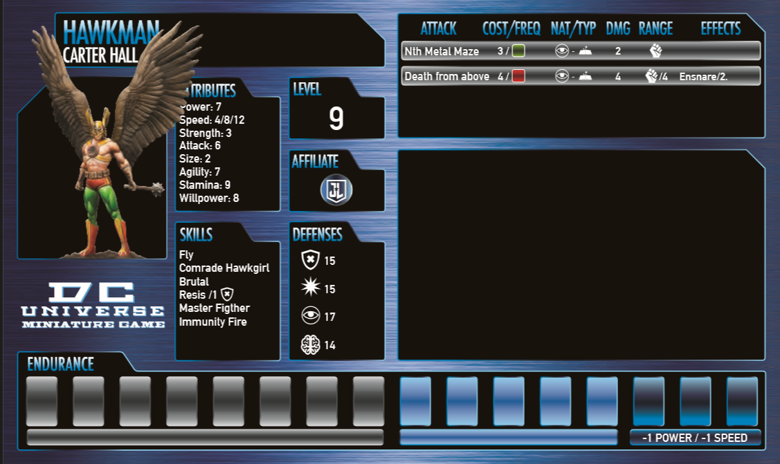 GMorts Chaotica: Knight Models - DC Universe Miniatures Game