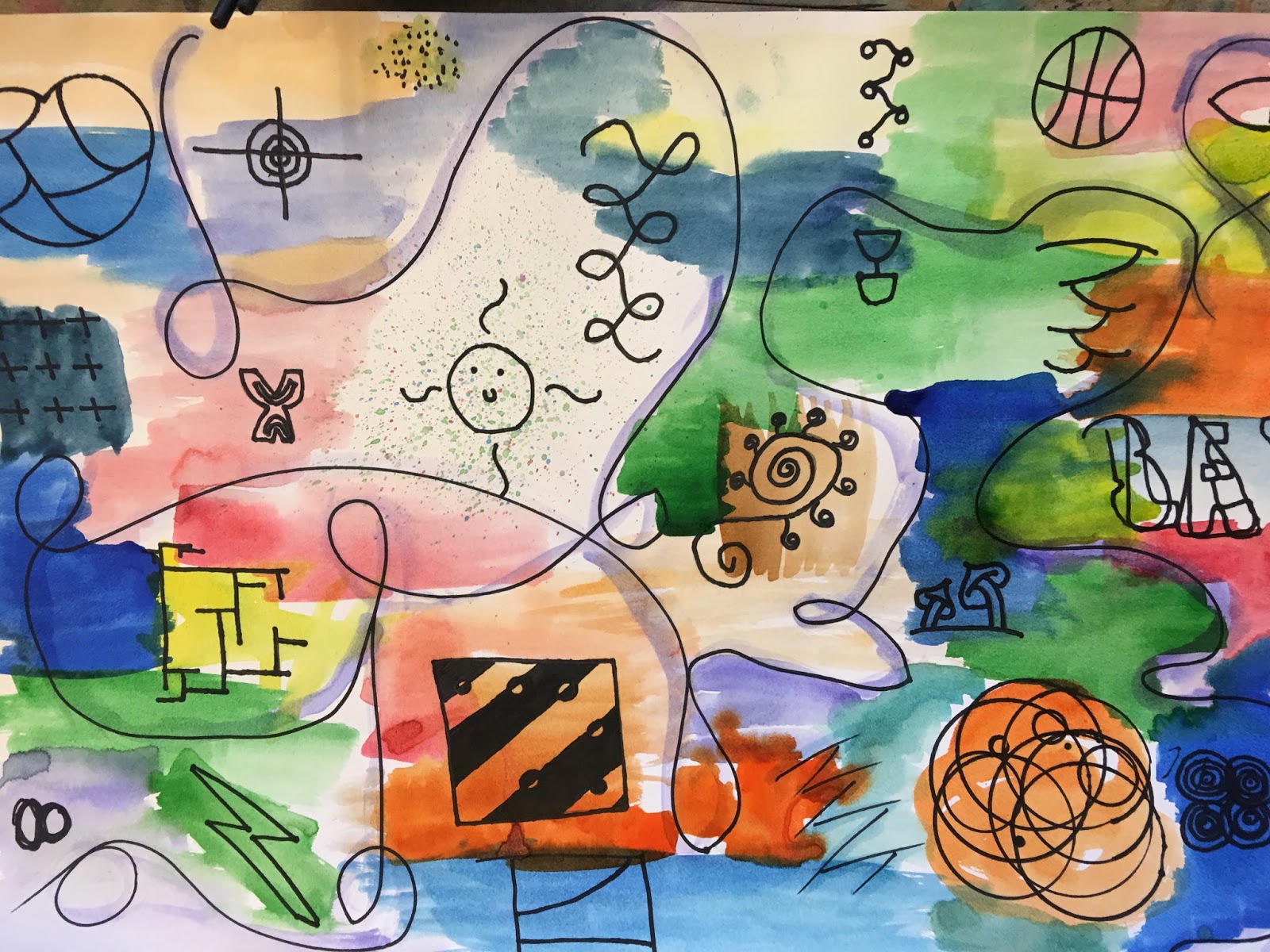 Art Room Blog: 4th Grade Collaborative Bird Project...