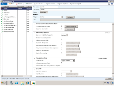 Microsoft Dynamics AX/365: Set Up an Enhanced Inbound Port