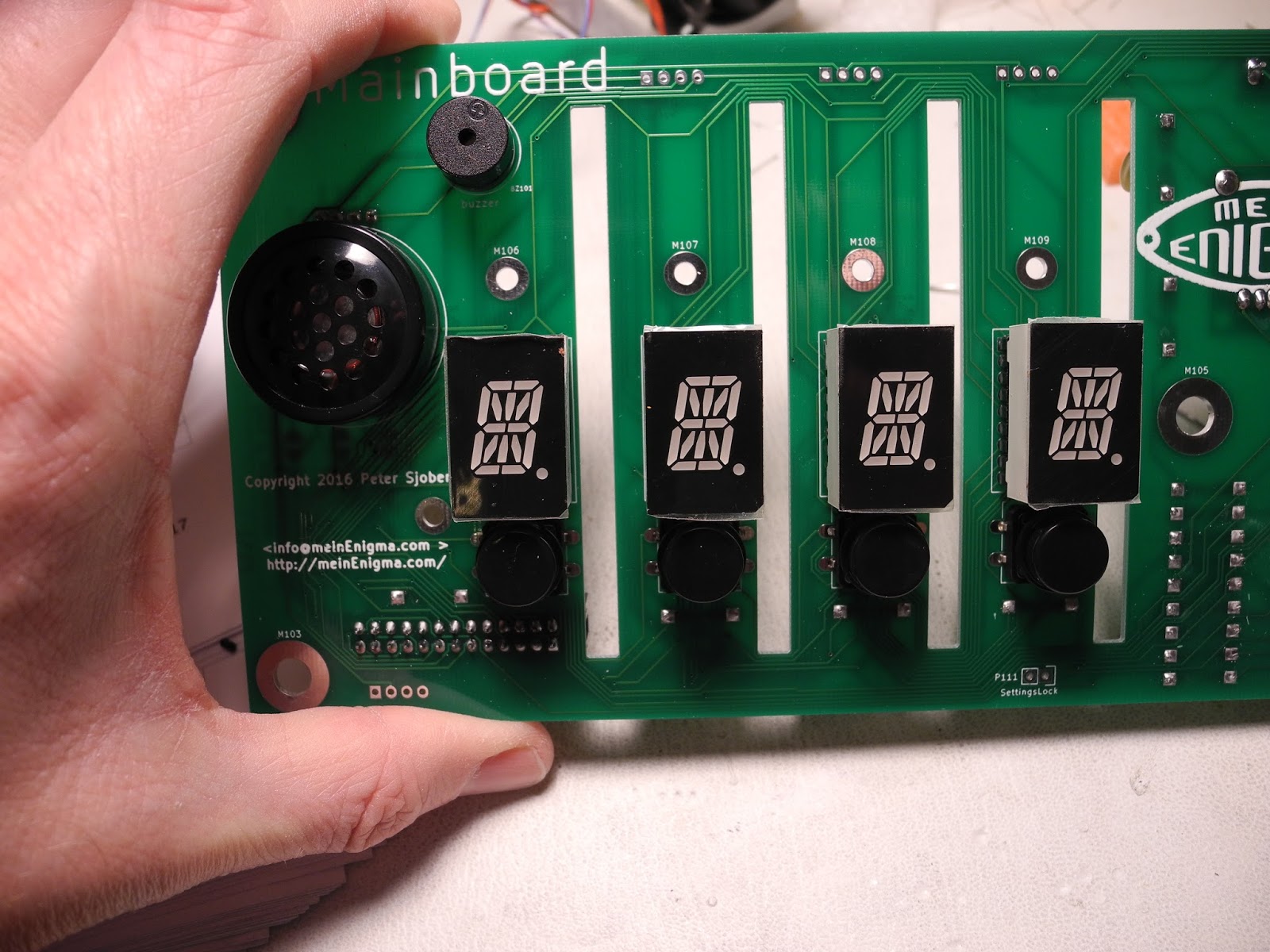 Jeff Tranter's Blog: The MeinEnigma Enigma Machine Kit - Hardware