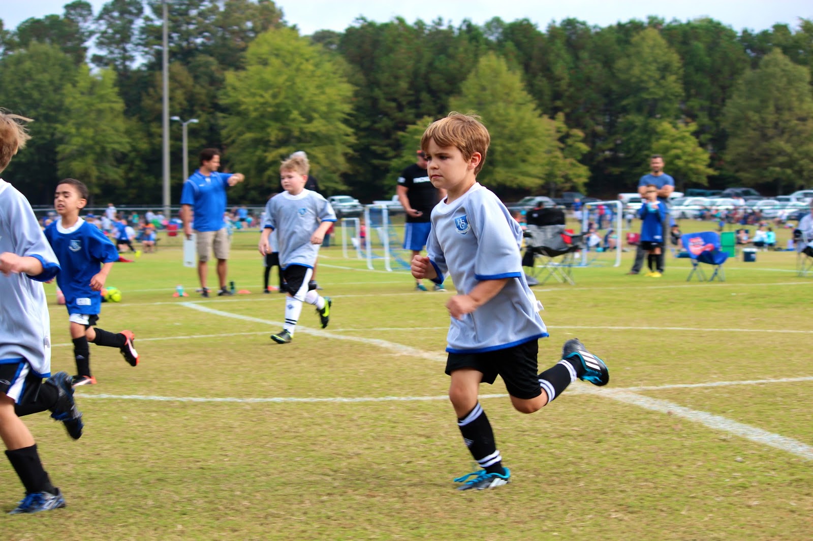 grass stains: Jake + soccer ... it must be fall