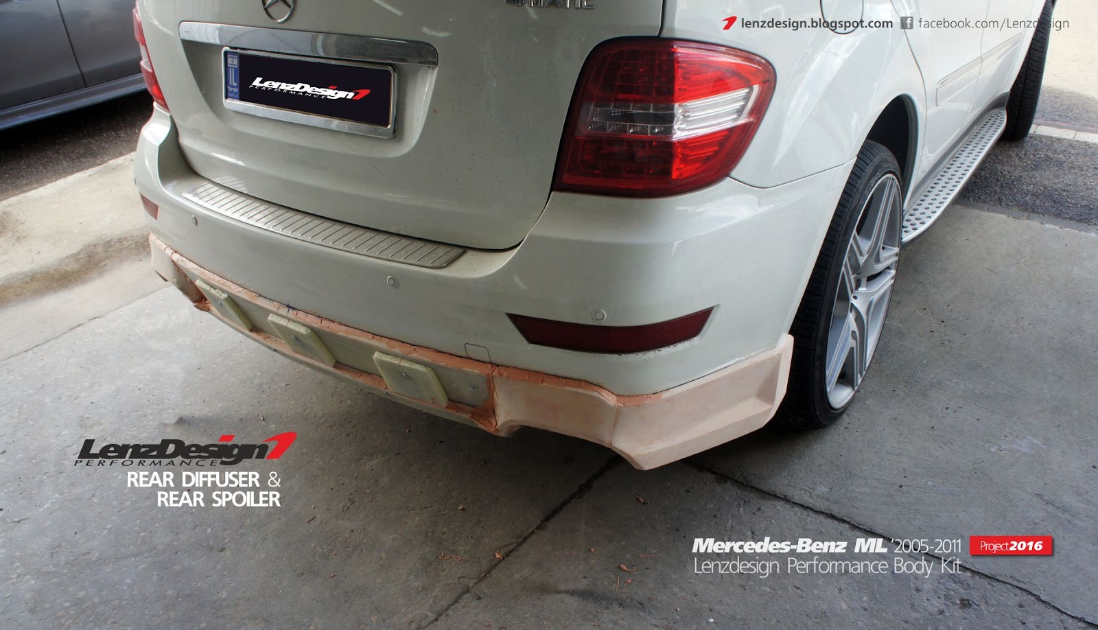 Mercedes-Benz ML W164 Lenzdesign Bodykit & Spoilers