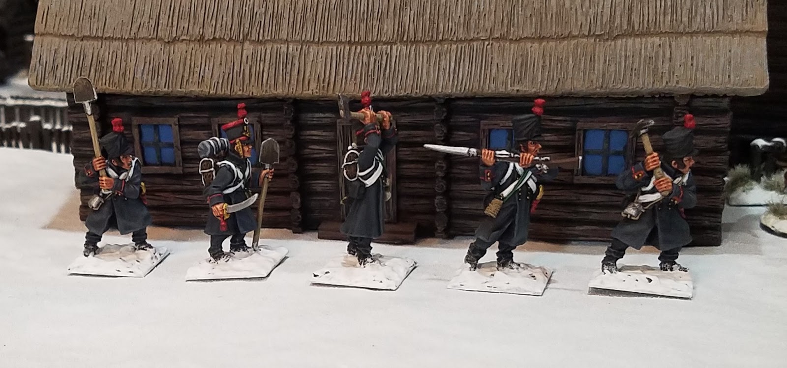 One of My Men Became Restless: 28mm Warlord Napoleonic French Engineers