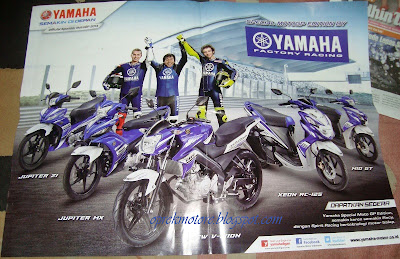 Bonus Poster Yamaha Special MotoGP Edition di Tabloid MotorPlus | Knowing