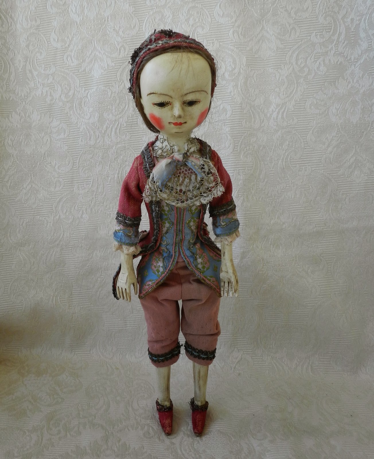 The Old Wooden Sisters: Queen Anne Dolls reproduction available