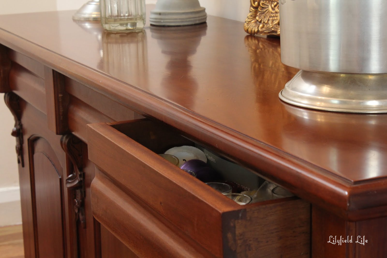Lilyfield Life: Carved Timber Sideboard