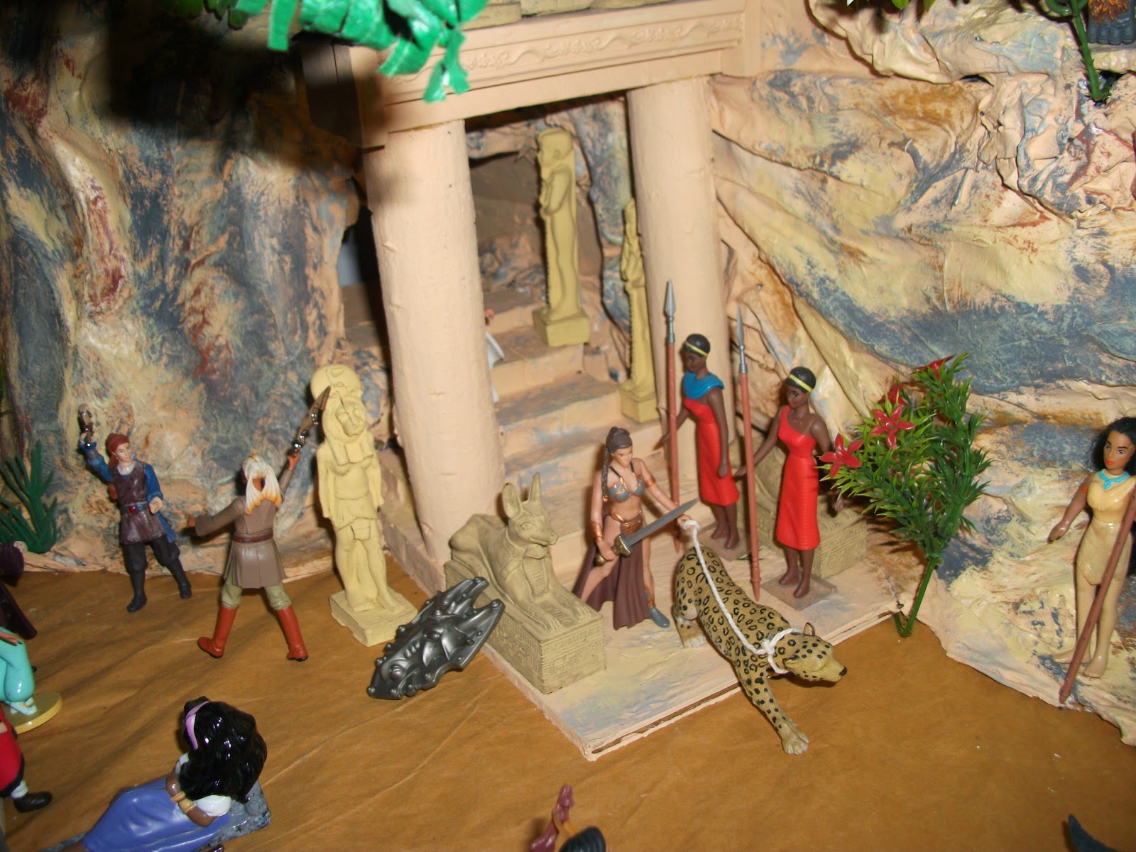 Dioramas 1:18: Templo das Amazonas - Temple of the Amazons