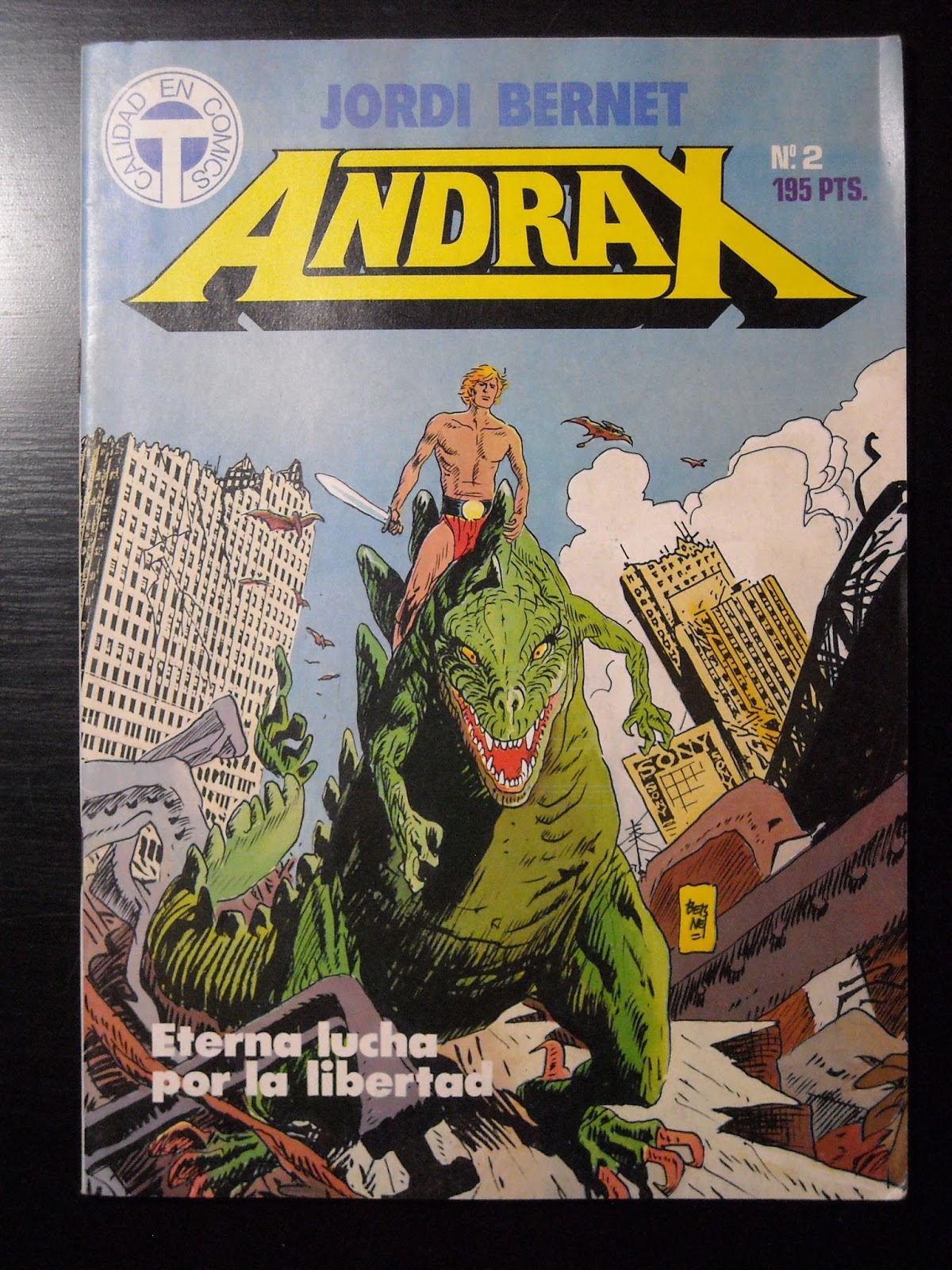 Aizen Trade: COMIC - ANDRAX (JORDI BERNET) NUMEROS 1 y 2