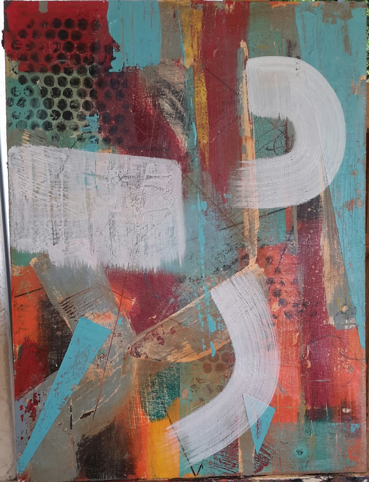 Artbymarion - Joy of Colour: Adding Texture to Acrylics Part 1