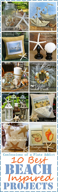 CONFESSIONS OF A PLATE ADDICT: 10 Best Beach Inspired Projects