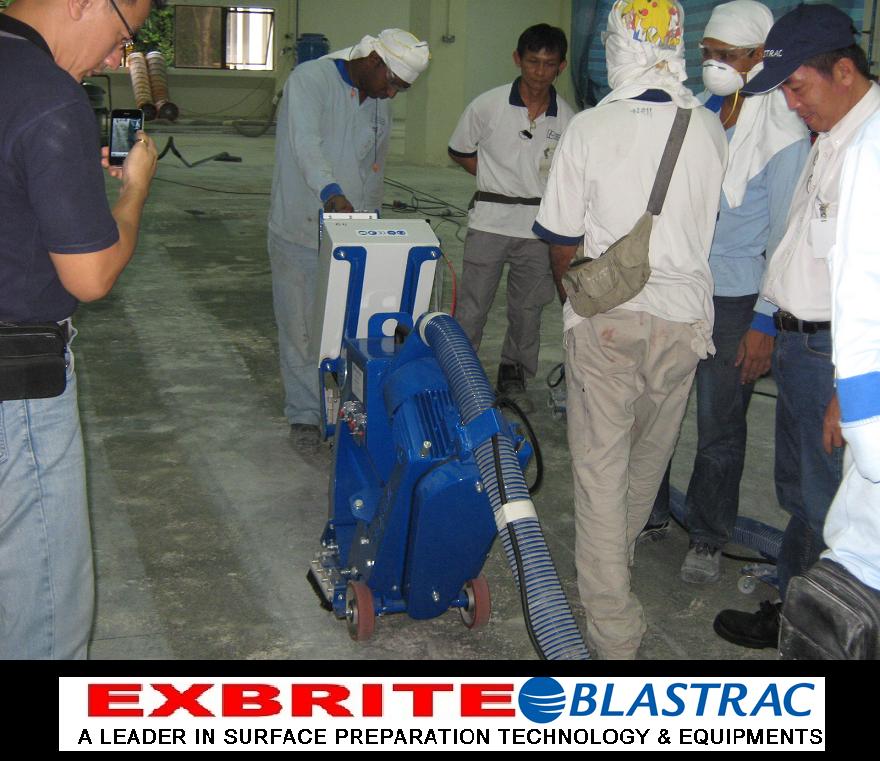 Blastrac-ShotBlaster - exbritestones