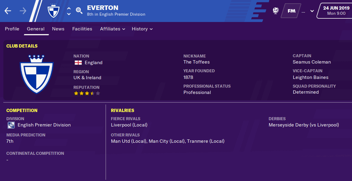 FM20 Team Guide & Tactic - Everton | FM Blog | FM24
