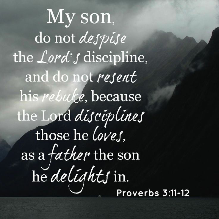 Grace of Jesus Ministry: For the lord corrects those he loves ...