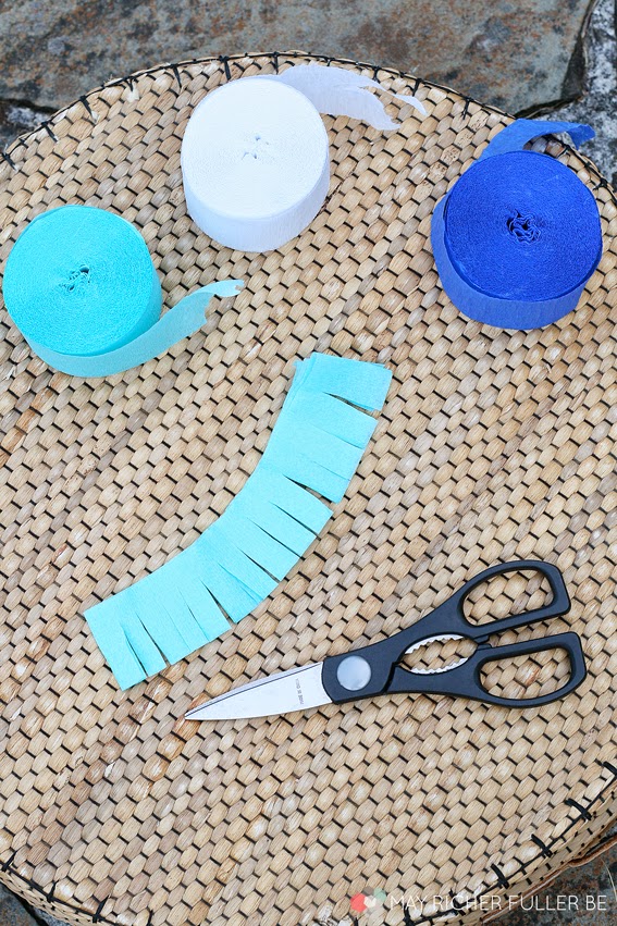 Crepe Paper Fringe Streamers {A Tutorial}