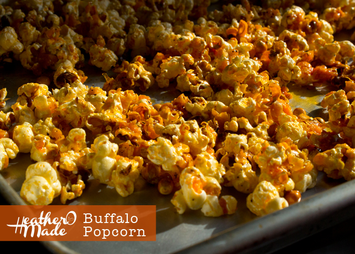 Heather O Made: Buffalo Popcorn