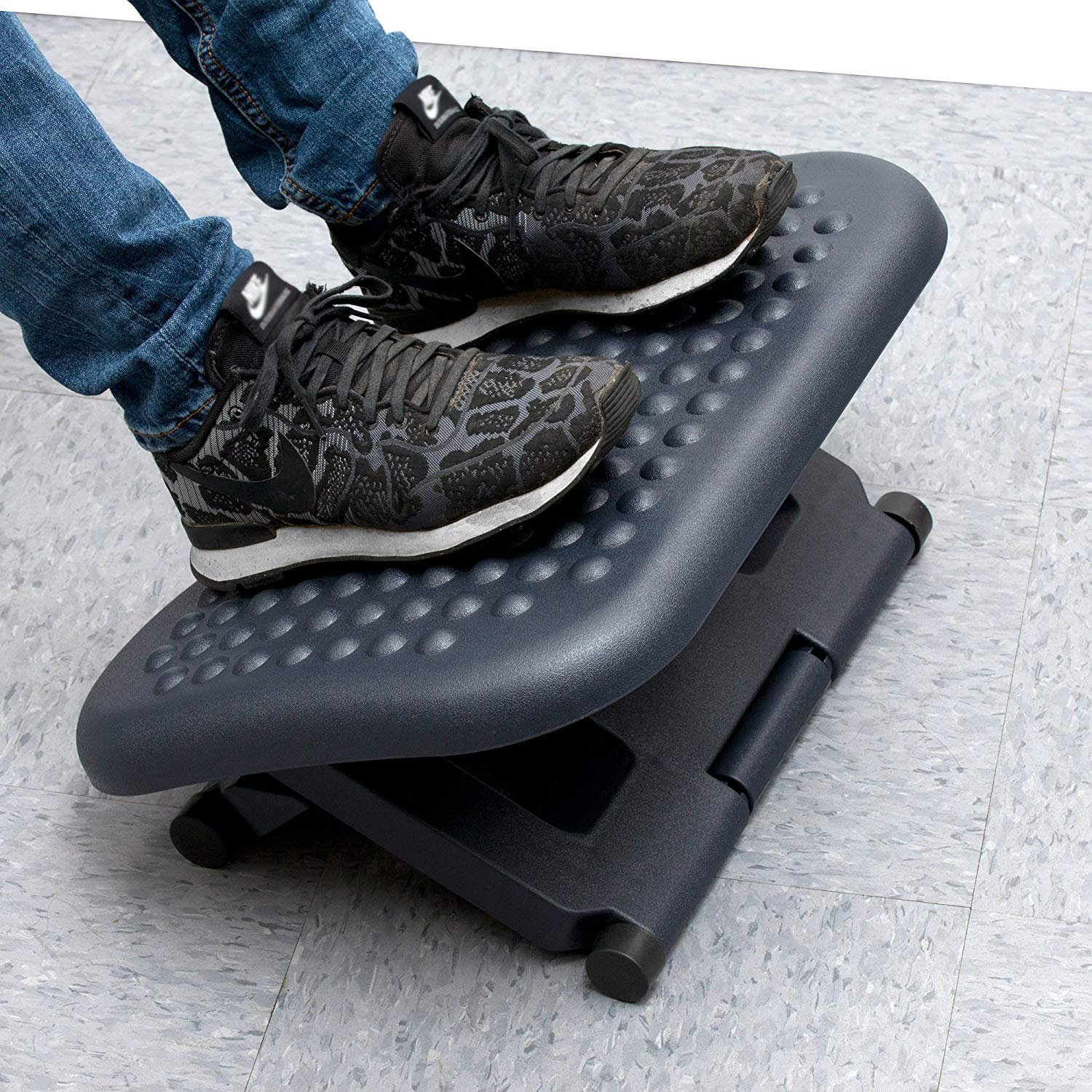 Adjustable Height Ergonomic Foot Rest