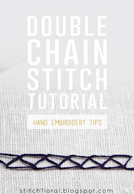 Double chain stitch tutorial - Stitch Floral