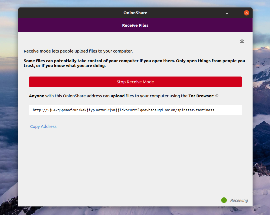 Secure File Sharing Tool OnionShare 2 Adds Anonymous Dropboxes - Linux Uprising Blog