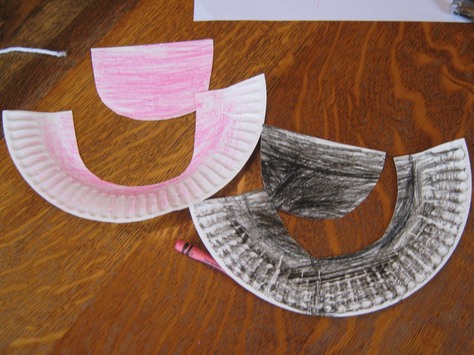 Almost Unschoolers: President's Day Paper Plate Beards