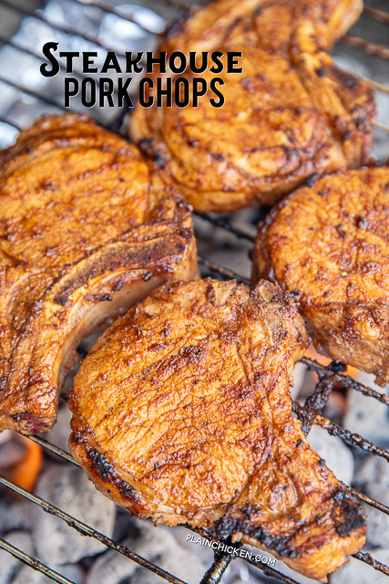 Steakhouse Pork Chops Plain Chicken