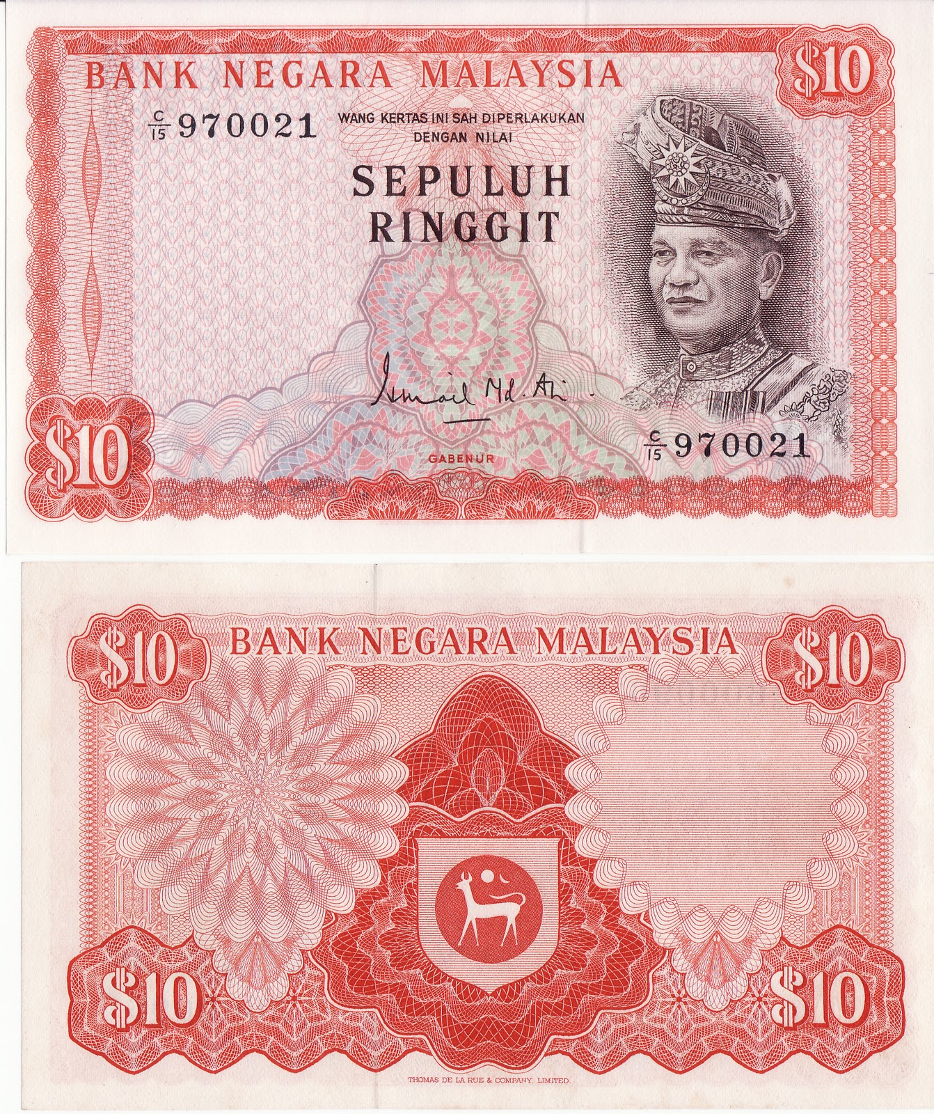 Randhawa's Bank Notes And Collectibles: Malaysia RM 10 - 2nd Series ...