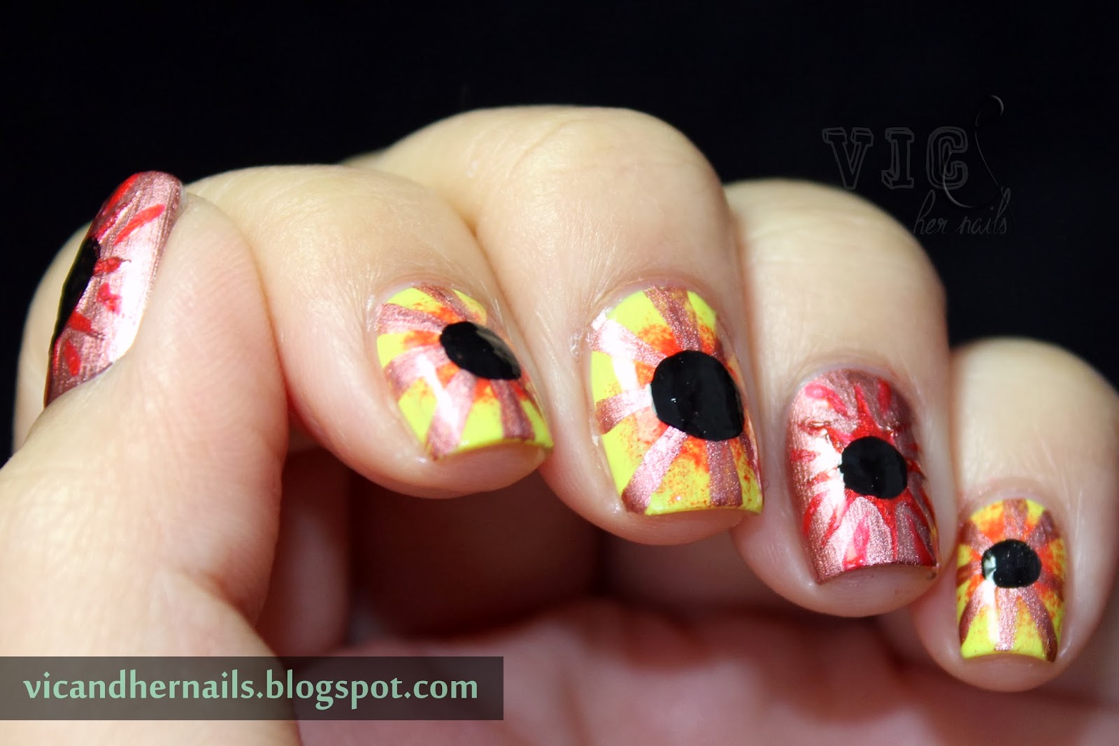 Vic and Her Nails: November N.A.I.L. - Theme 1: Solar Eclipse