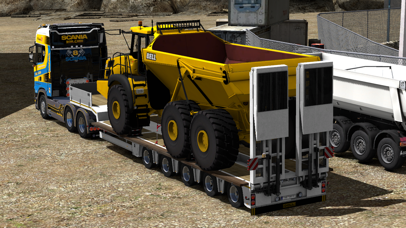 Ownable Overweight Trailer Doll Panther v 1.0 - Euro Truck Simulator 2 ...