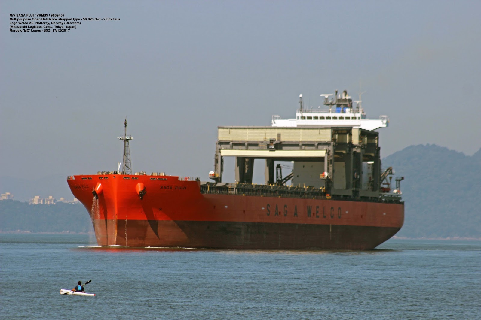 Santos Shiplovers: M/V Saga Fuji ; VRMS3, MPP Open Hatch type box ...