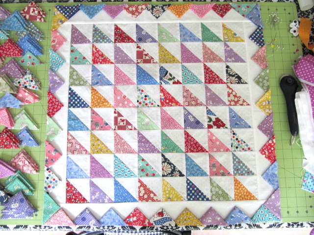 Sew Many Ways...: How To Make Prairie Points For Your Next Quilt Top...