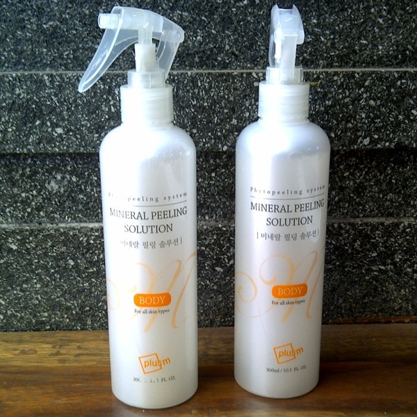 Korean Mineral peeling solution body (PLUS M) with spray ~ SERBAMURAH.COM