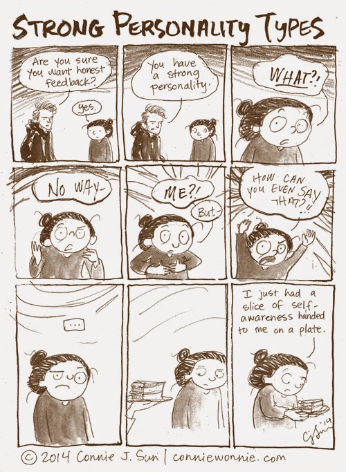 cartoonconnie comics blog: Strong Personality Types