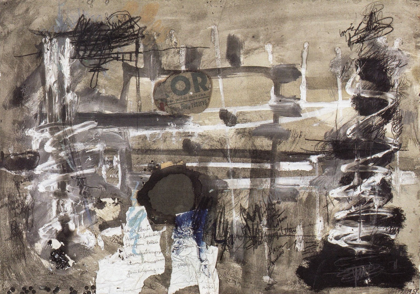 Bilder von Wolf Vostell (Auswahl): Wolf Vostell, OR, 1958