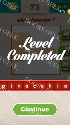 What Character ? Level 73 ~ Doors Geek