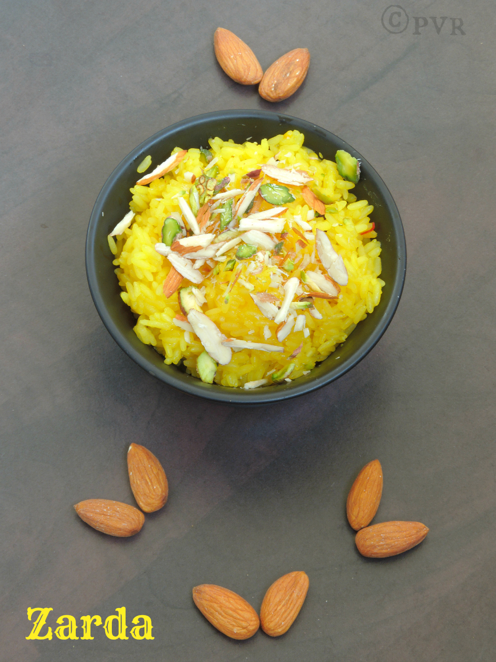 Priya's Versatile Recipes: Zarda - Sweet Saffron Rice