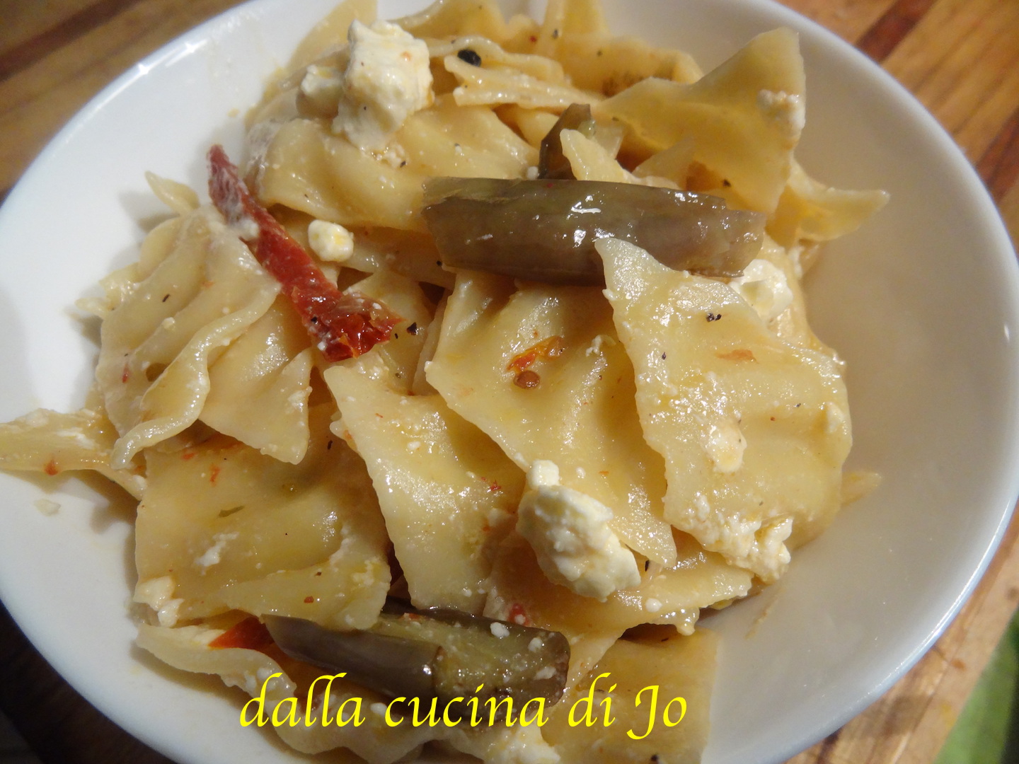 ''dalla cucina di Jo'': Tacconelli con pomodori secchi, perline e ...