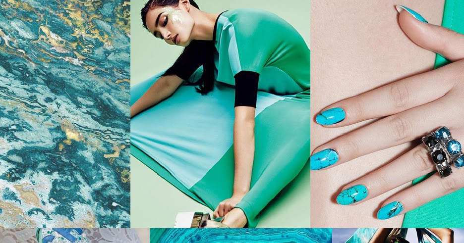 FASHION VIGNETTE: TREND | PATTERN CURATOR - MARLBE TURQUOISE . SS 2020