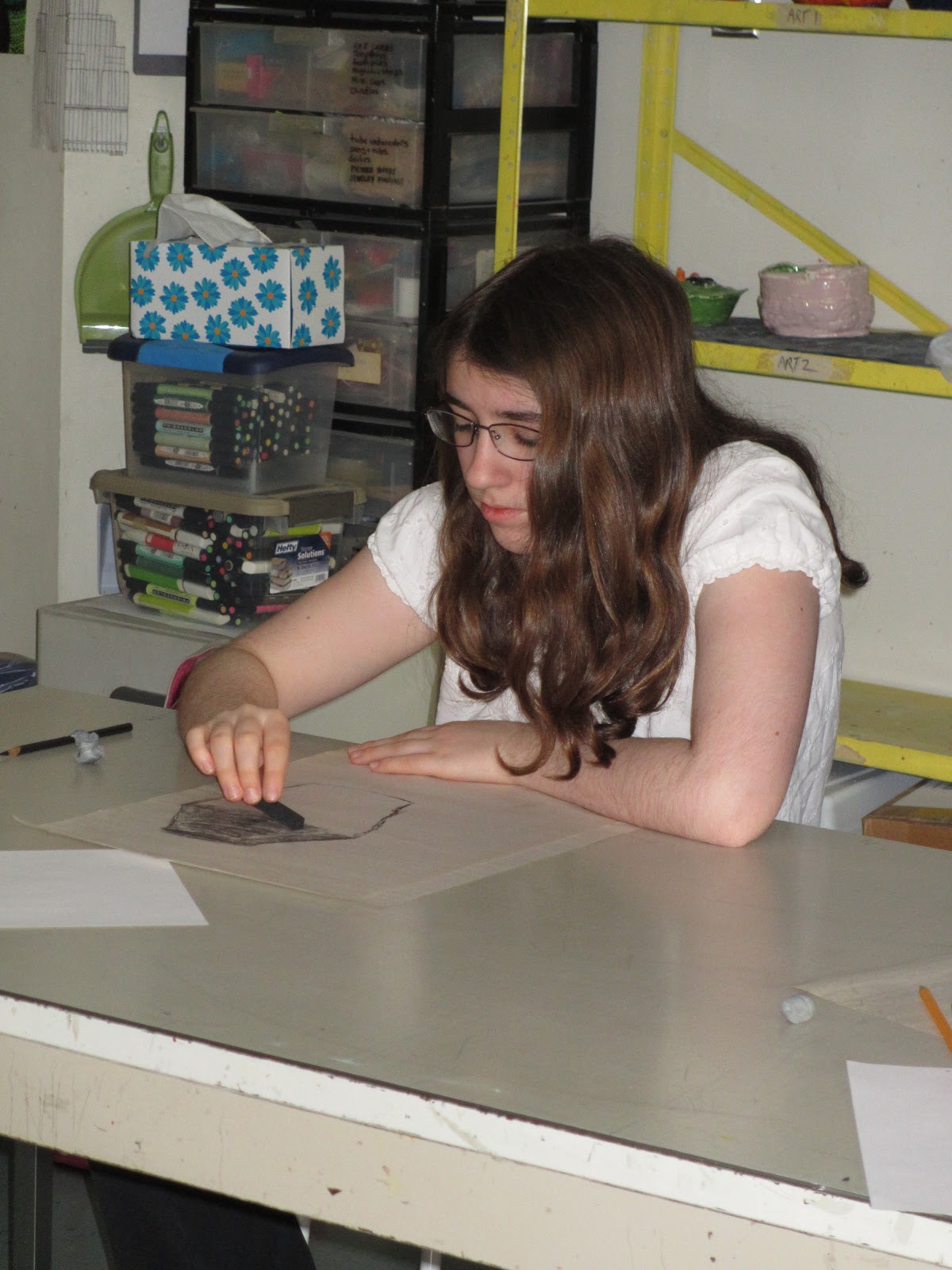 Parker Art: Middle School Still Life Drawing