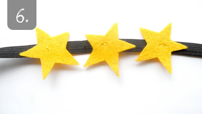 The handmade blog: DIY Stars headband